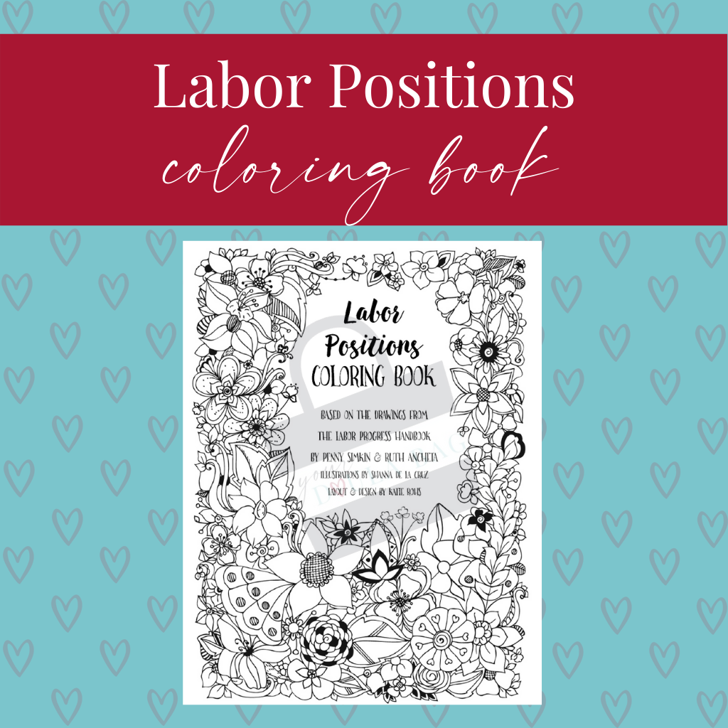 Labor Positions Coloring Book - YourDoulaBag