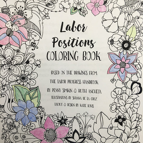 Labor Positions Coloring Book - YourDoulaBag